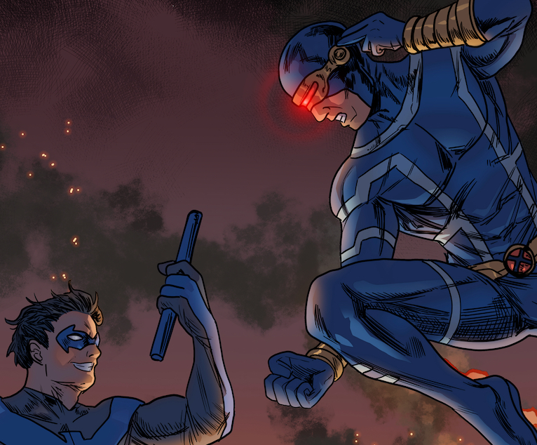 Nightwing vs. Cyclops: Tactical Genius or Strategic Prowess | Worlds ...